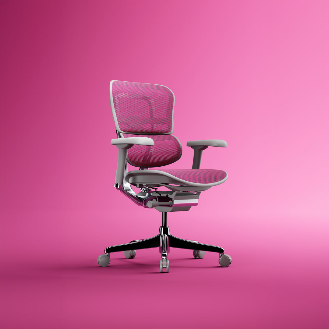 Pink office chairs by Ergohuman | Ergonomic task seating – Ergohuman ...