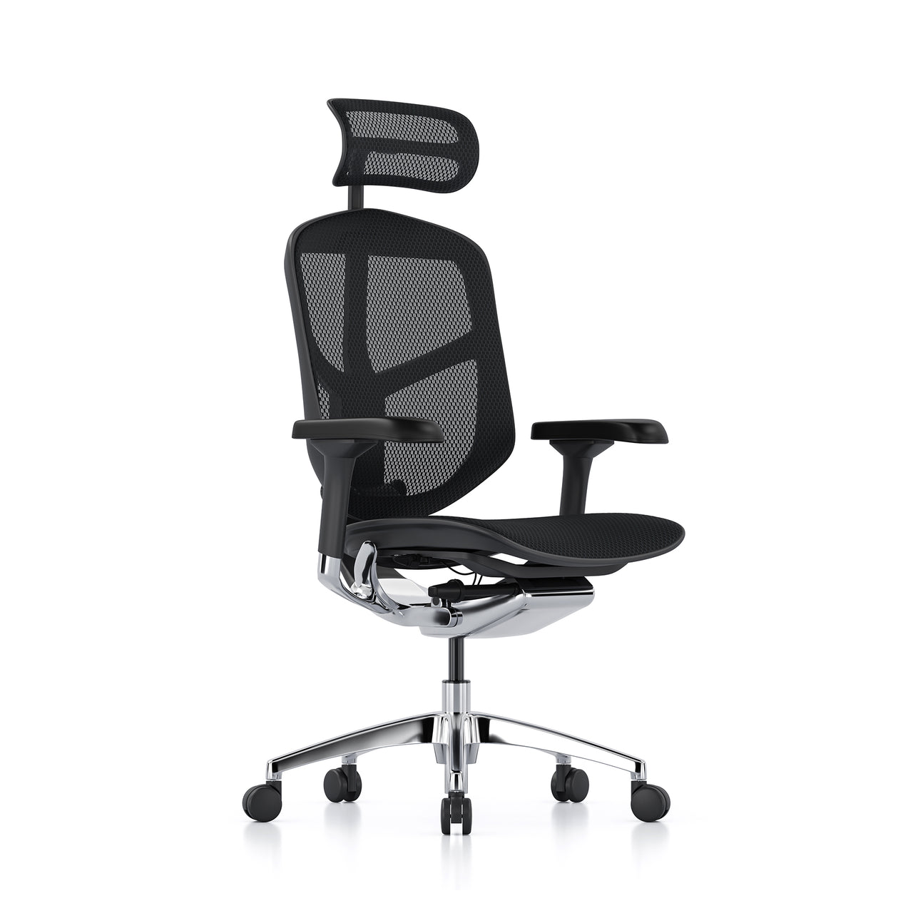 Enjoy Elite office chair | Black frame & black mesh | Ergohuman Store ...