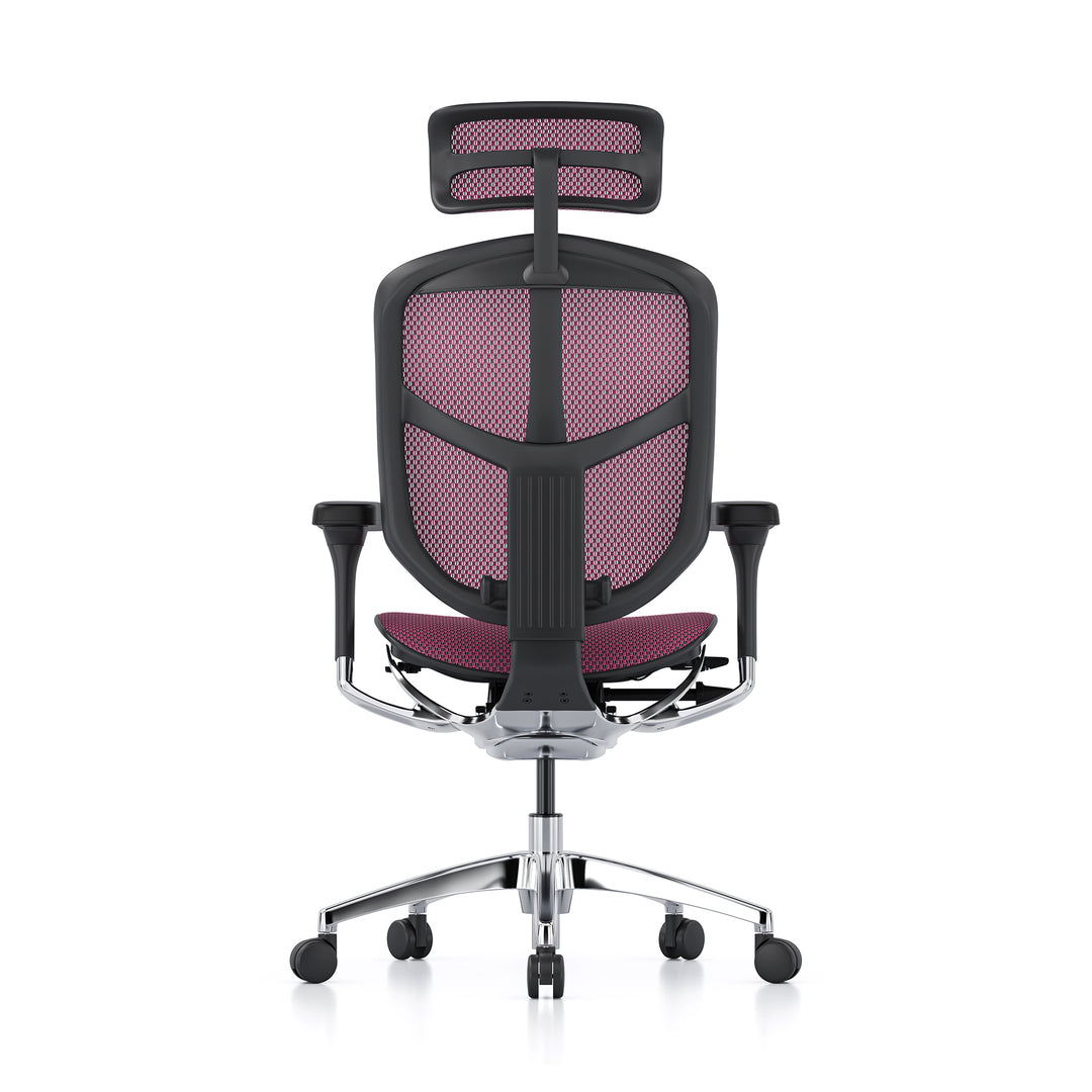 Enjoy Elite office chair | Black frame & pink mesh | Ergohuman Store ...