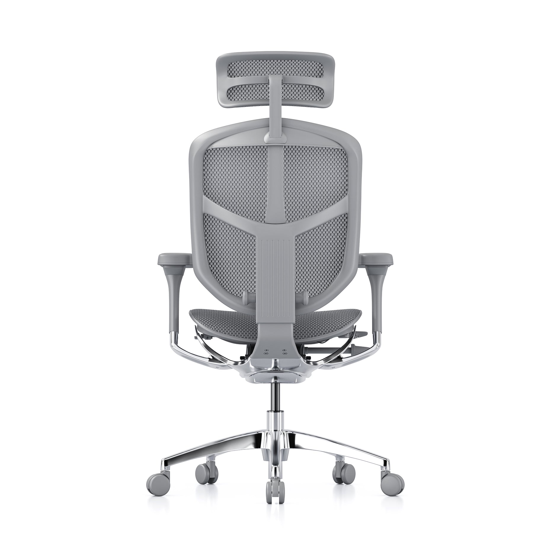 Enjoy Elite office chair | Grey frame & grey mesh | Ergohuman Store ...