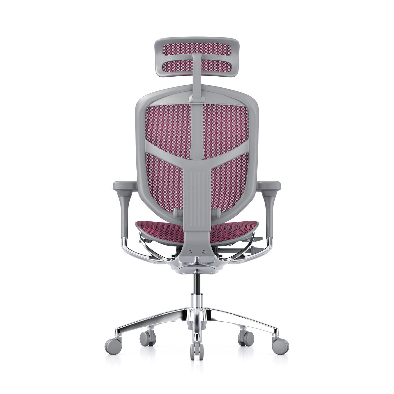 Enjoy Elite office chair | Grey frame & pink mesh | Ergohuman Store ...