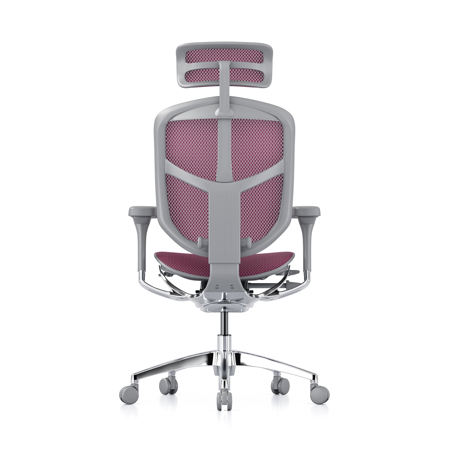 Enjoy Elite office chair | Grey frame & pink mesh | Ergohuman Store ...