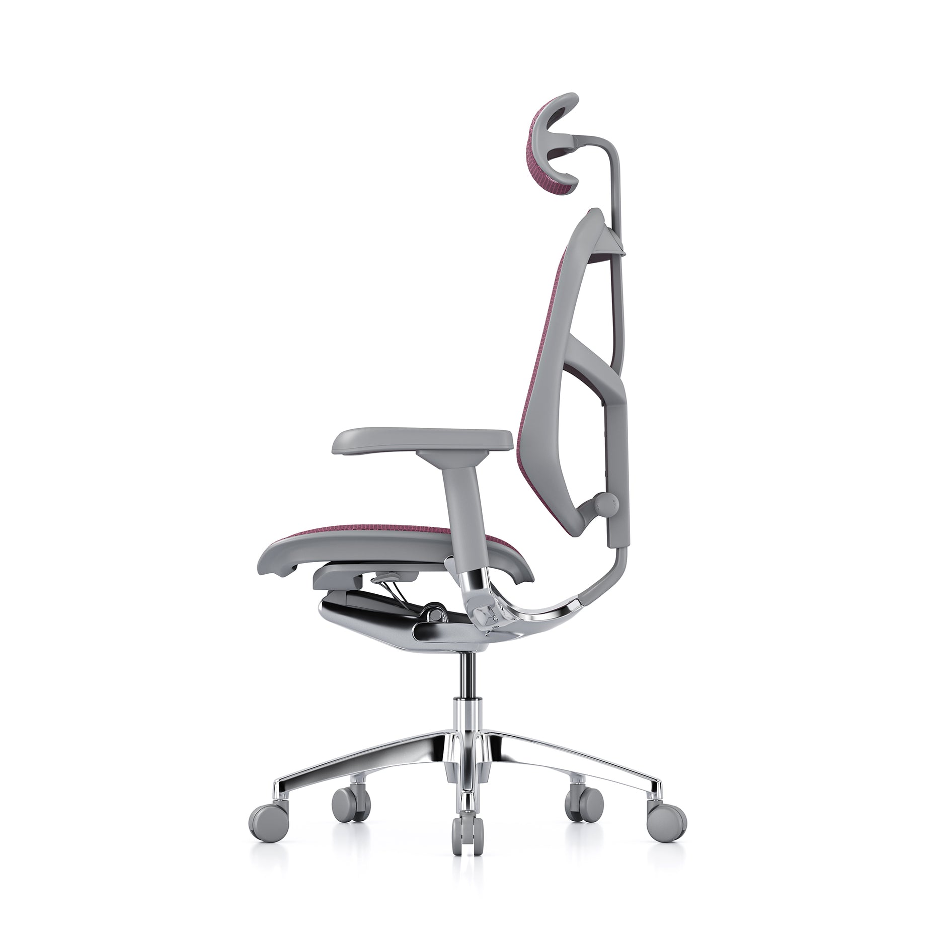 Enjoy Elite office chair | Grey frame & pink mesh | Ergohuman Store ...