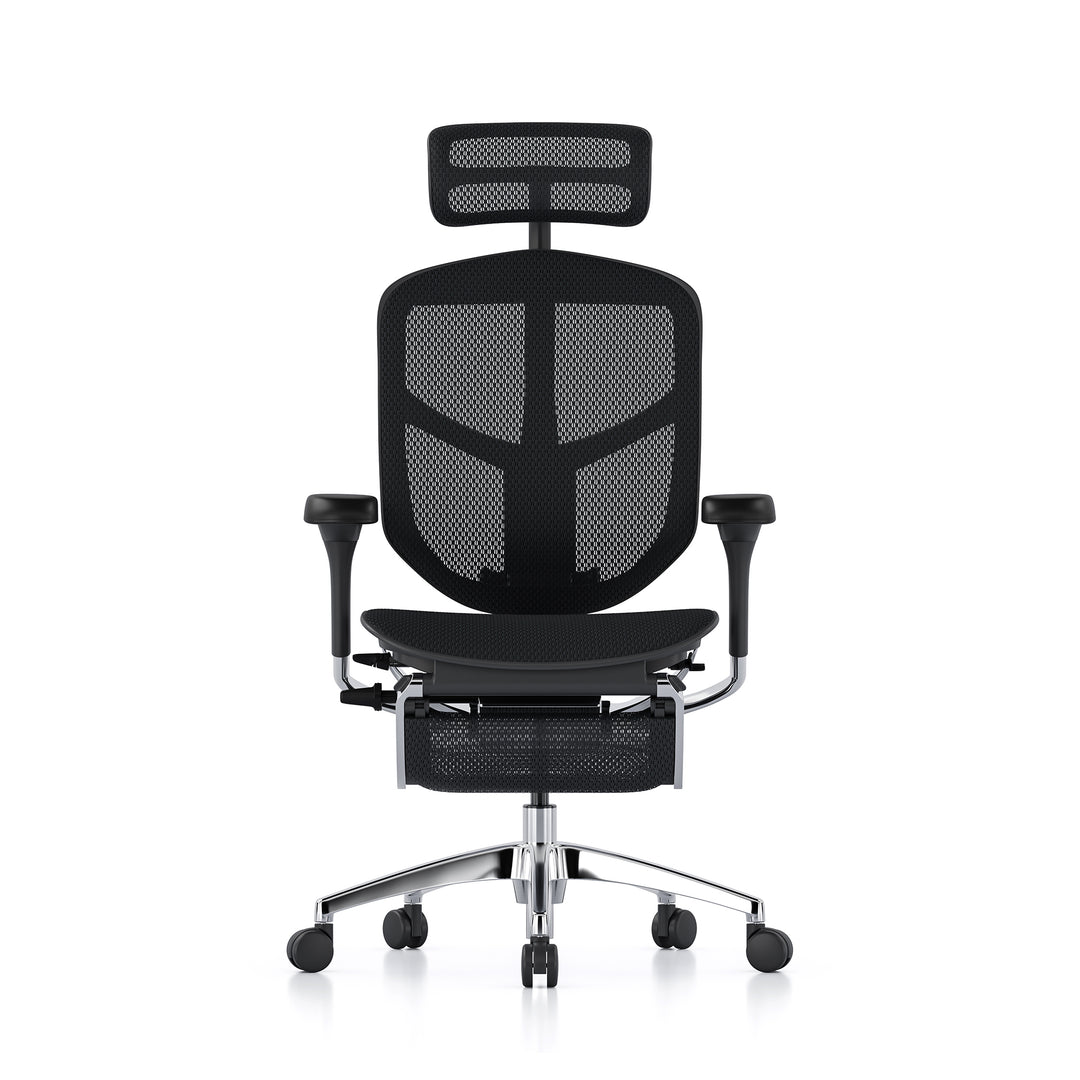 Enjoy Elite office chair | Black frame & black mesh | Ergohuman Store ...