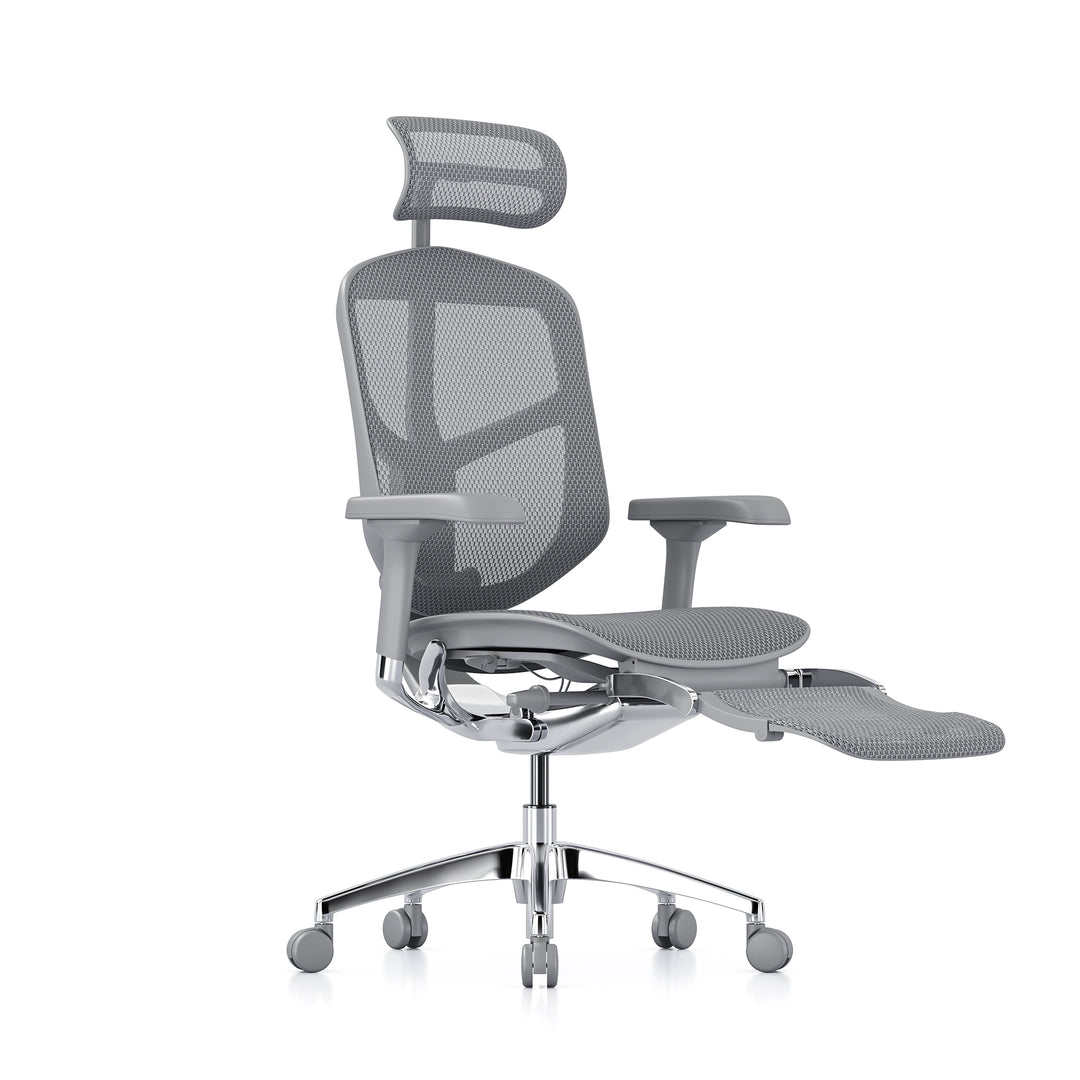 Enjoy Elite office chair | Grey frame & grey mesh | Ergohuman Store ...