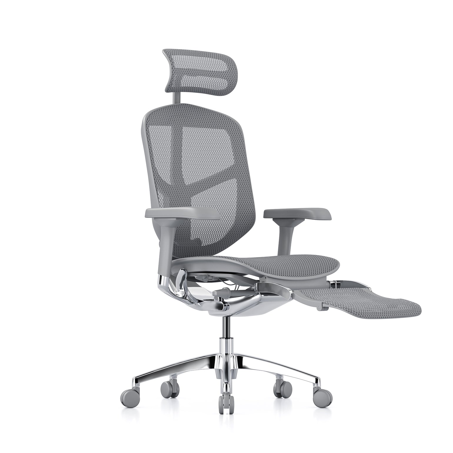 Enjoy Elite office chair | Grey frame & grey mesh | Ergohuman Store ...
