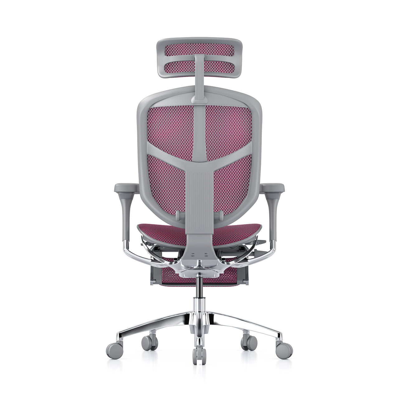 Enjoy Elite office chair | Grey frame & pink mesh | Ergohuman Store ...
