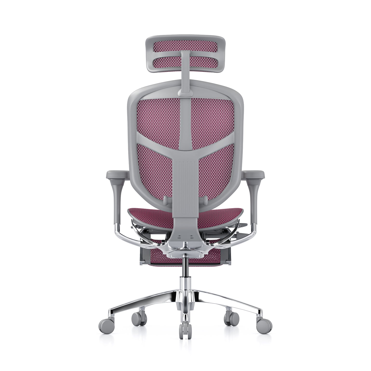 Enjoy Elite office chair | Grey frame & pink mesh | Ergohuman Store ...