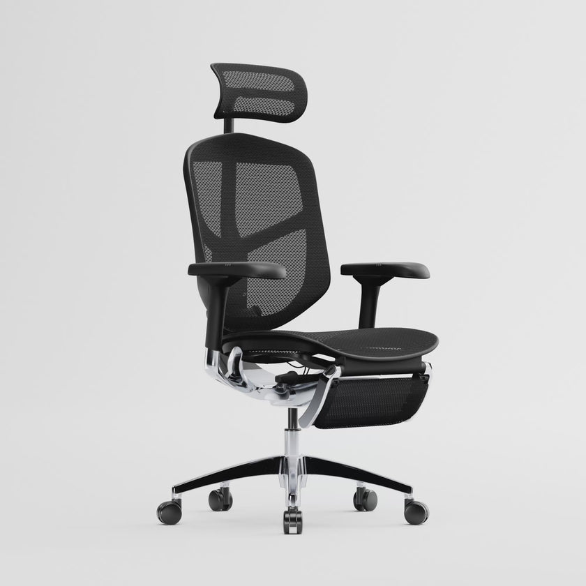 Enjoy Elite office chair | Black frame & black mesh | Ergohuman Store ...